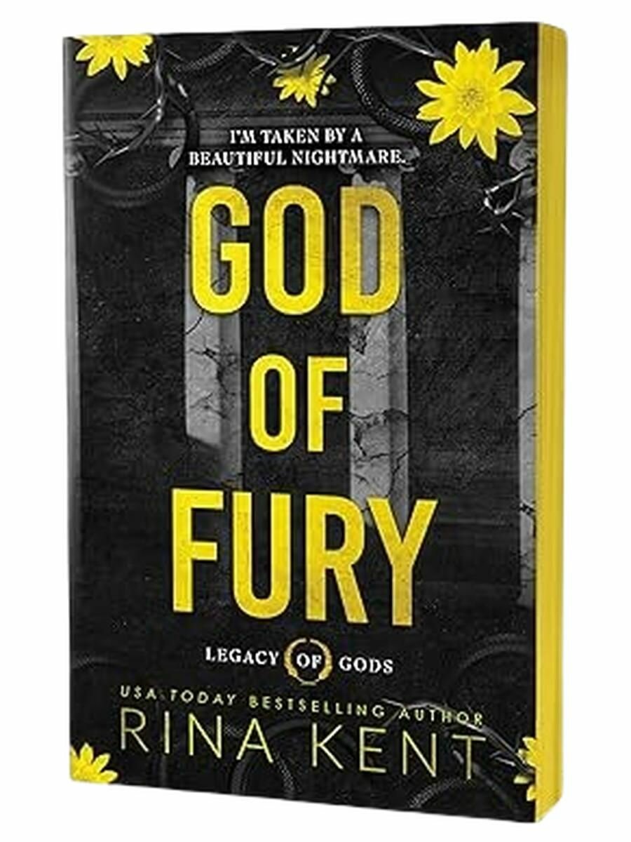 Книга «Бог ярости» God of Fury, английская версия, автор Рина Кент, издательство Penguin Random House