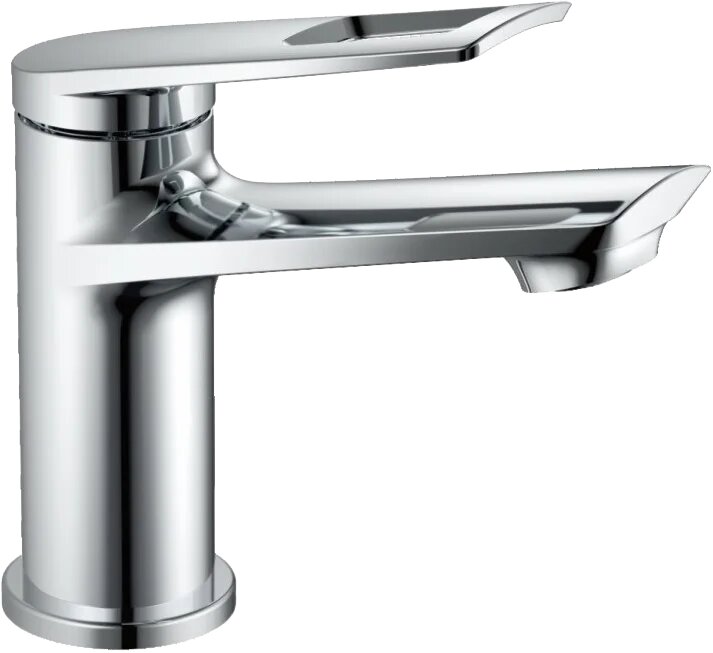 Смеситель для раковины Haiba HB595 HB10595 хром, глянцевый, кран для ванной в раковину, из латуни, рычажный, с керамическим картриджем