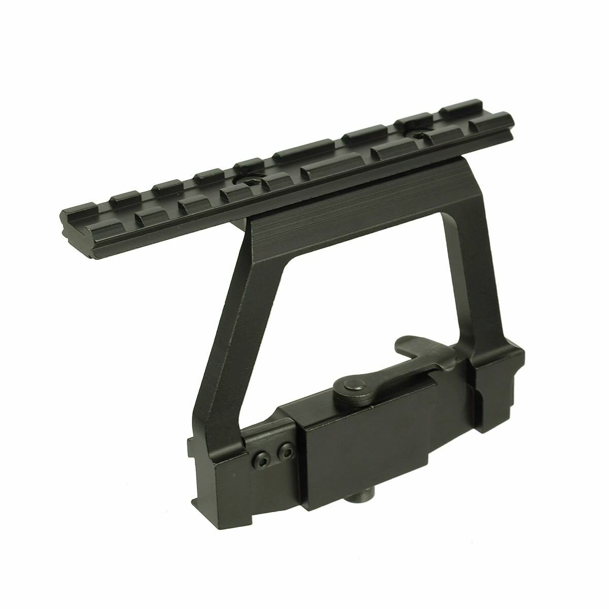 Боковое крепление быстросъёмное, ласточкин хвост, боковой кронштейн с планками Weaver / Picatinny на , СКС, Сайга