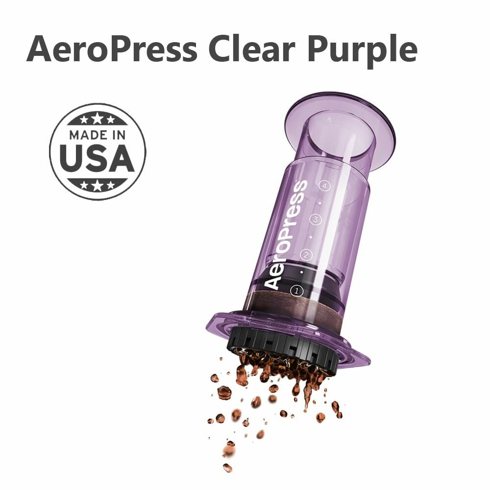 Аэропресс для кофе АэроПресс Clear Purple , фиолетовый