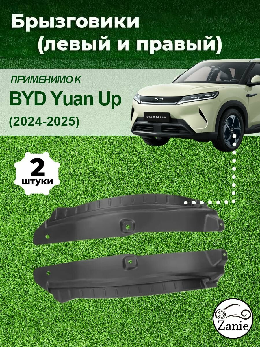 Подкрылки для задних колес BYD Yuan Up 2024-2025 г. в