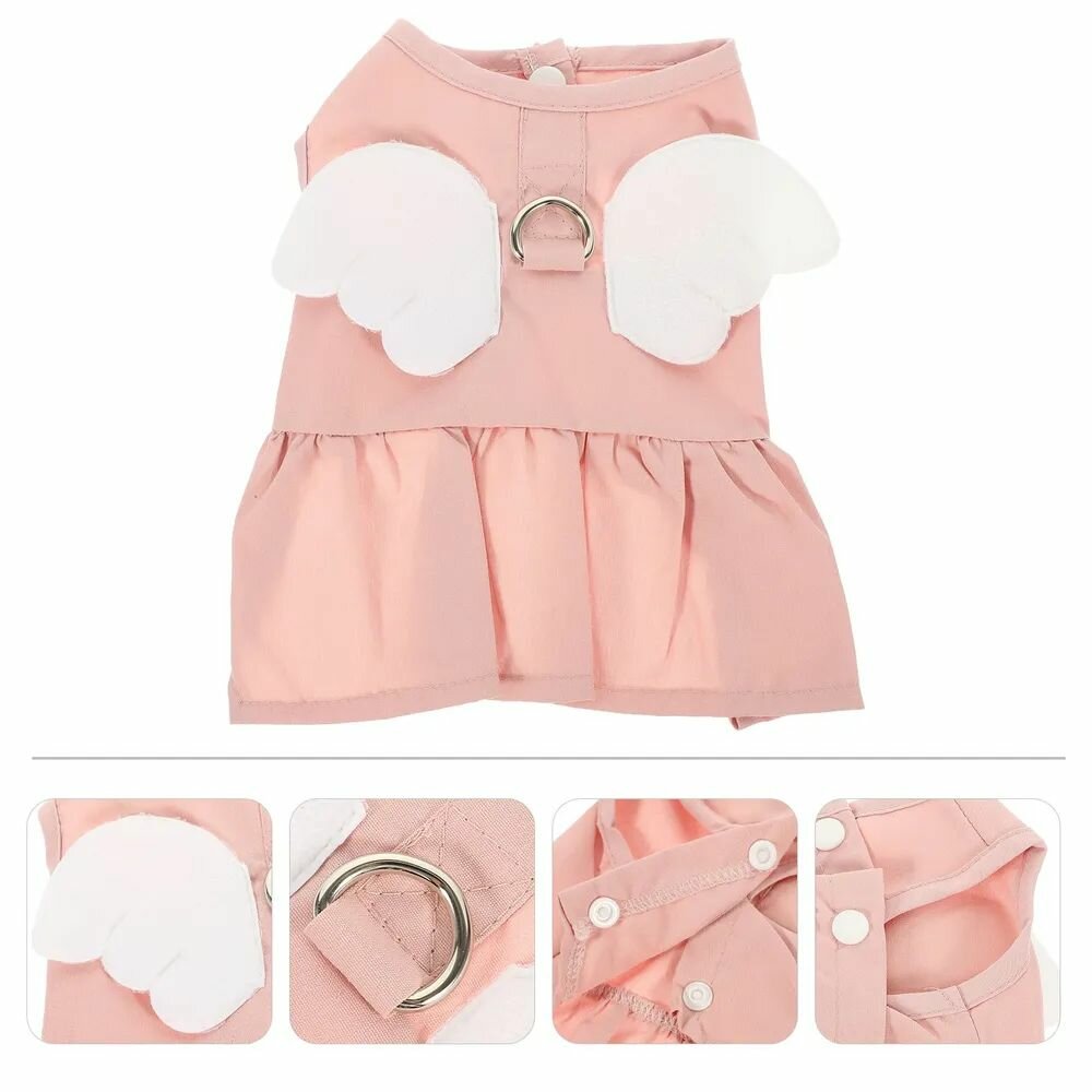 Петя, Костюм Ангела, Из Хлопка И Полиэстера, Для Собак И Кошек, 1 Комплект