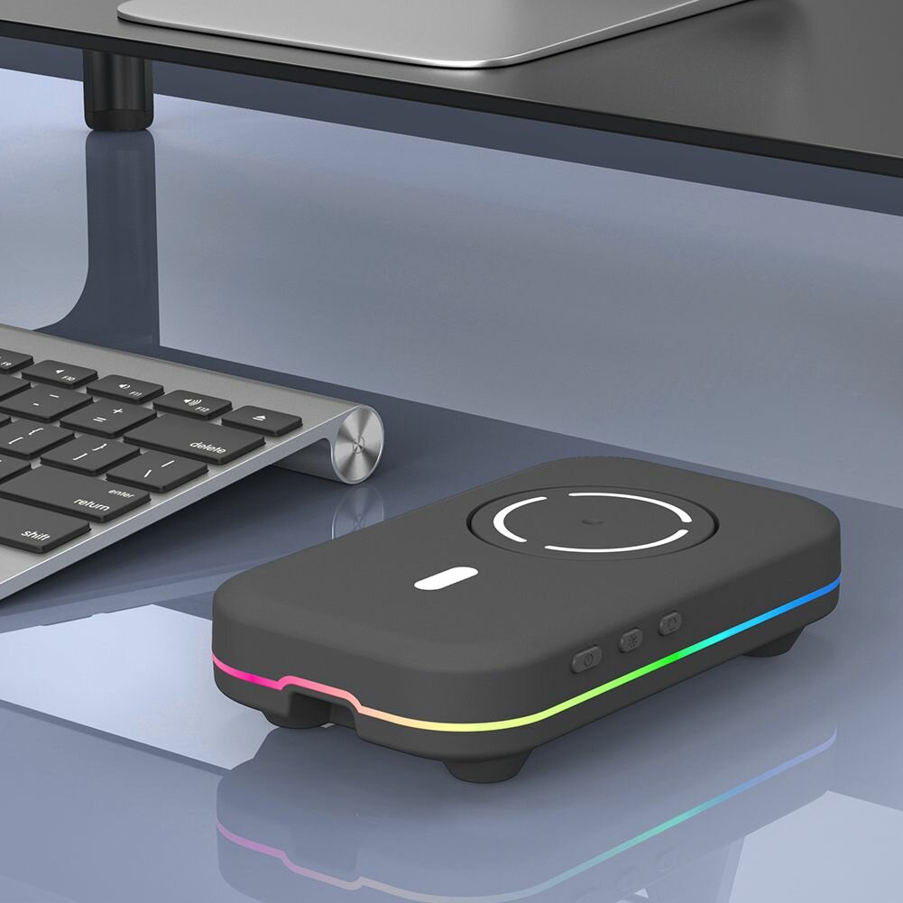 Имитатор движения мыши: анти-сон, регулируемый таймер, RGB подсветка, бесшумный