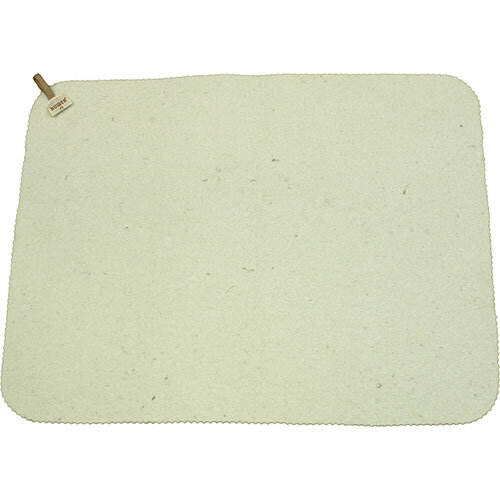 Коврик для бани рушер "Универсальный", белый, 100 % шерсть, 46,5 × 37,5 см