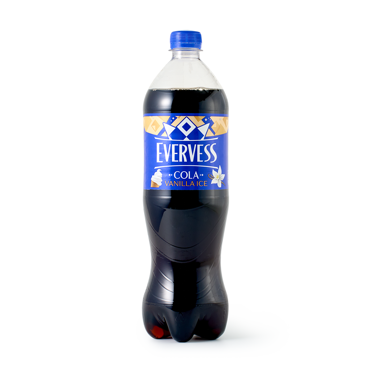 Напиток Evervess "Cola Vanilla Ice", газированный, в пластиковой бутылке, 1 л