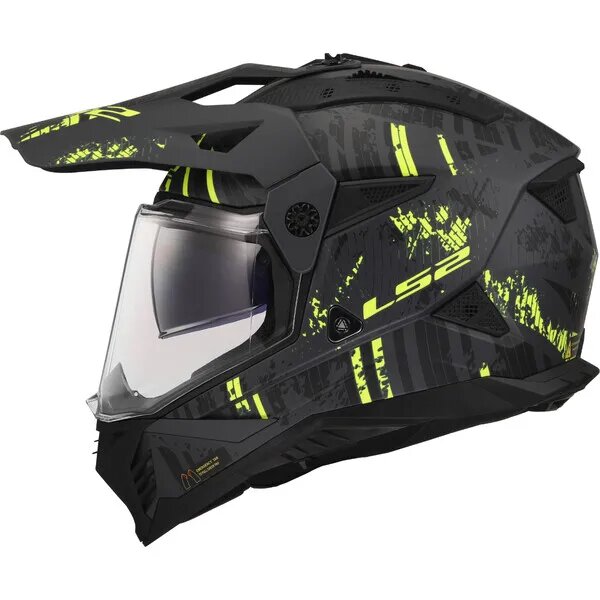 LS2 MX702 PIONEER II Adventure Шлемы LS2 Мотоциклетный шлем с козырьком ECE Off Road Capacete Moto