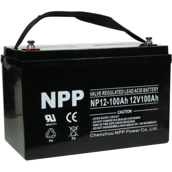 Аккумулятор Npp для ИБП, 330x171x214/220, 100Ач 12V, NP12-100()