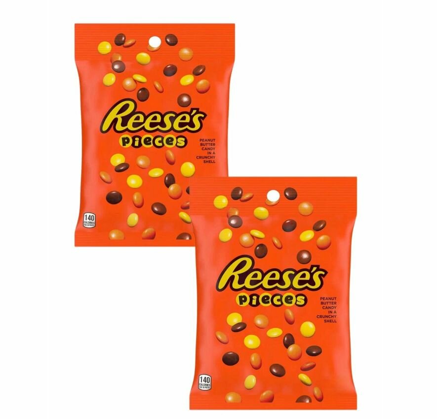 Reese's Peanut Butter Pieces (Драже Рисес Пинат Батер) 2x68г