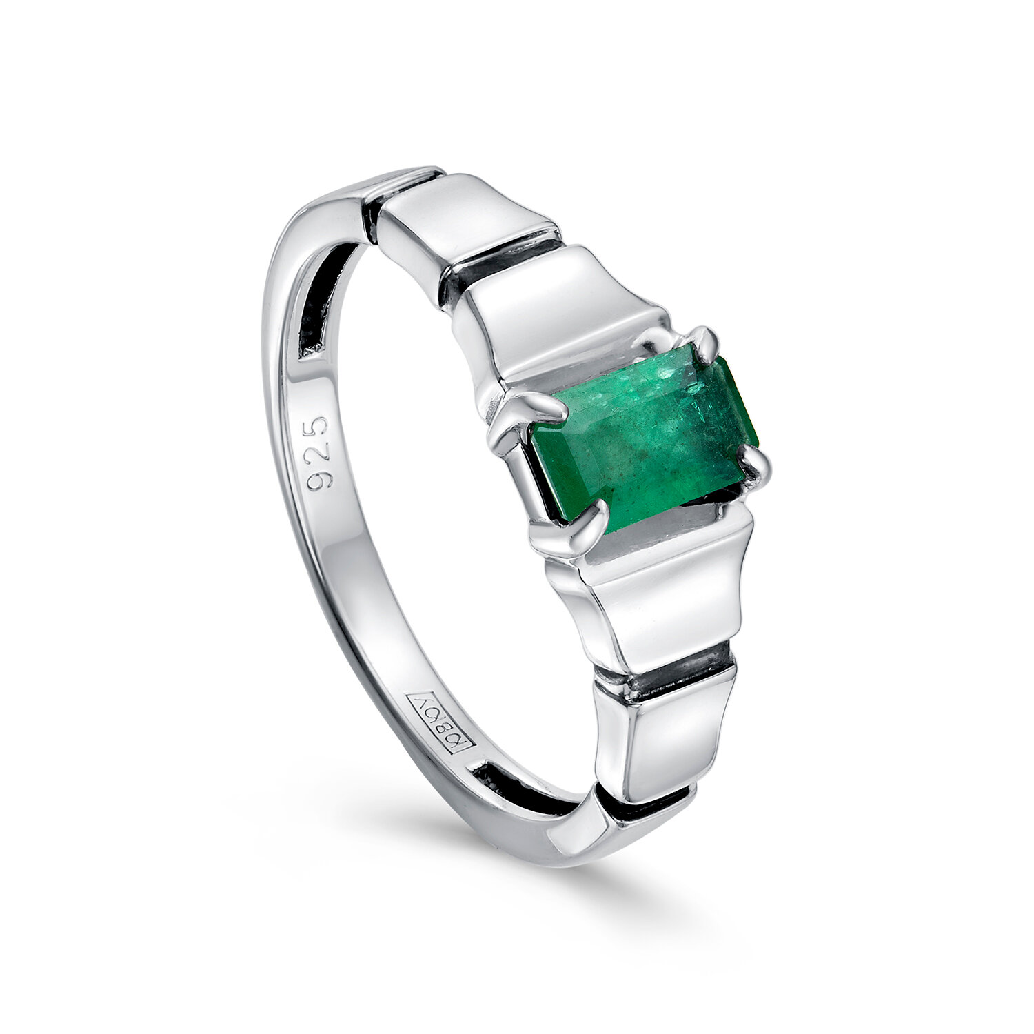 Кольцо тонкое, серебро, 925 проба