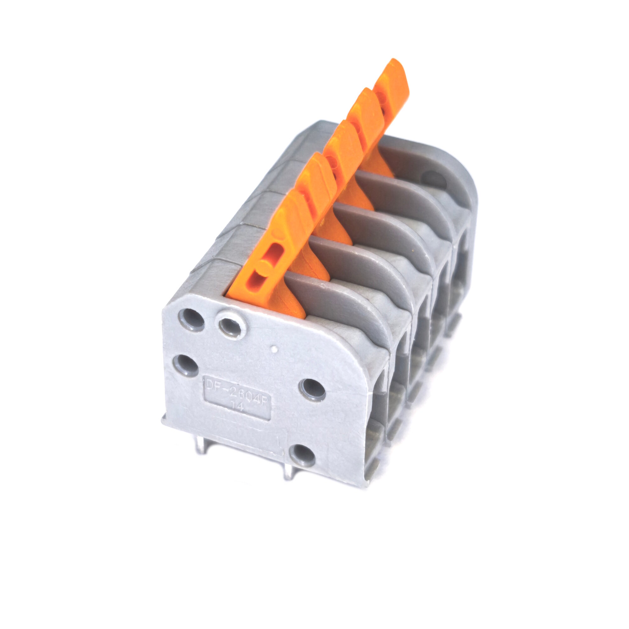 Клеммная колодка PCT-115D 5 контактотв, шаг 5 мм, монтаж на плату