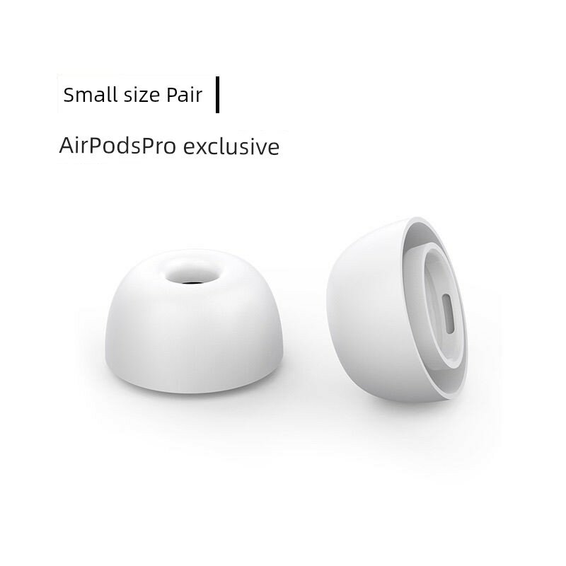 Силиконовые наушники с отверстием для давления для Apple AirPods Pro маленький размер 1 пара включая кейс