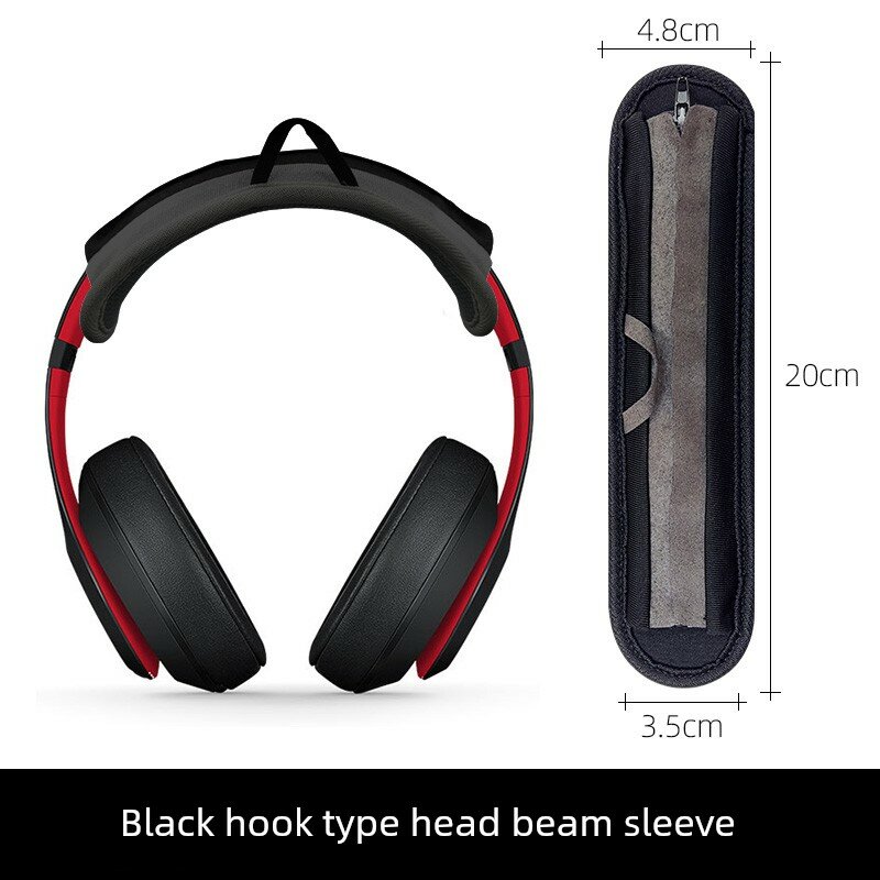 Заменяемый чехол для головной части наушников Sony WH-1000XM3/XM4, классический черный цвет, регулируемая лента, мягкая