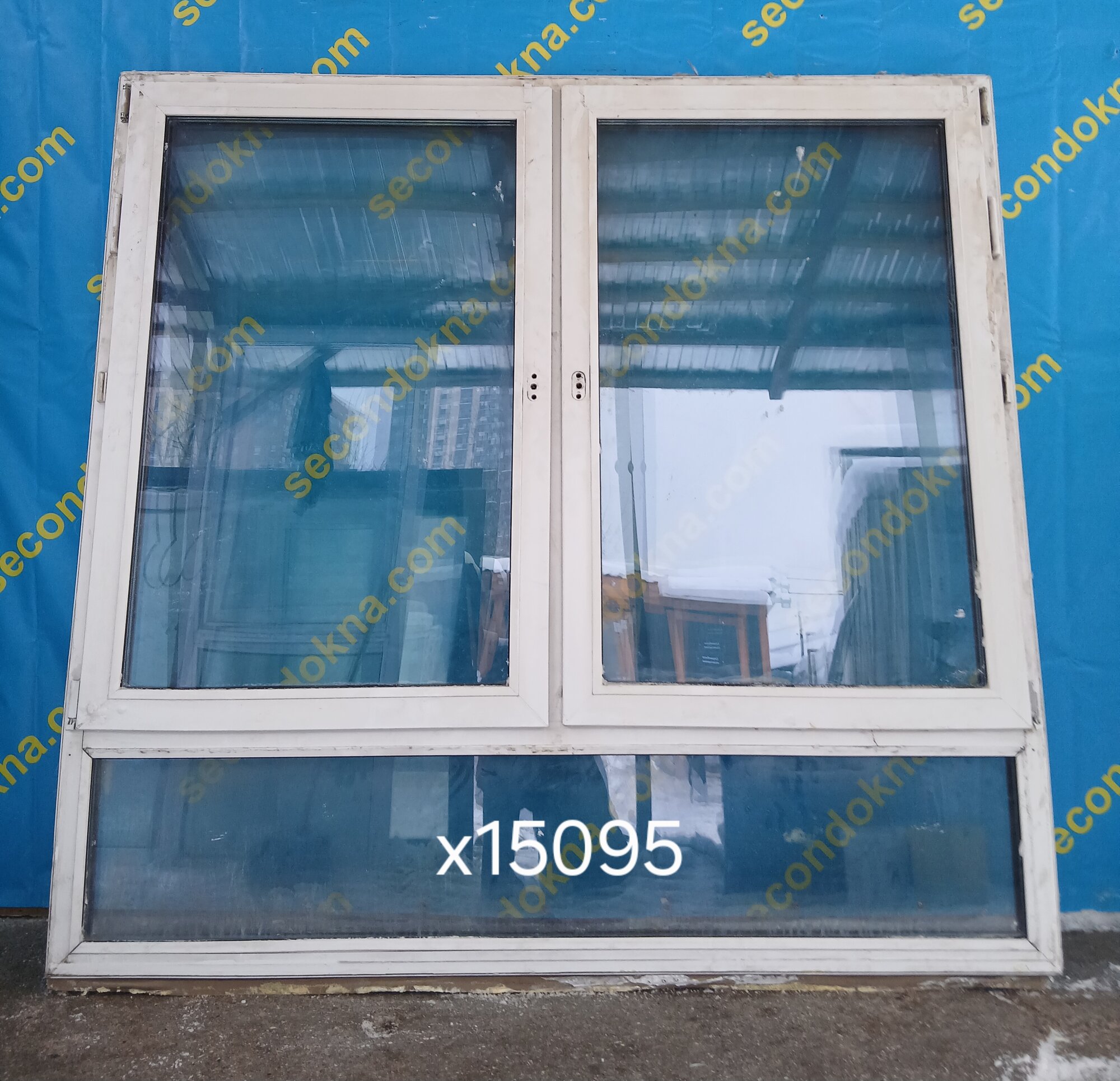 Пластиковое окно Б/У 1780(в) 1400 об х 1860(ш)