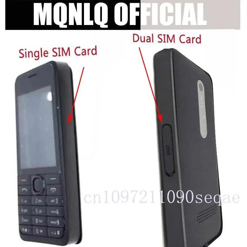 Чехол для Nokia 301 Black Dual card