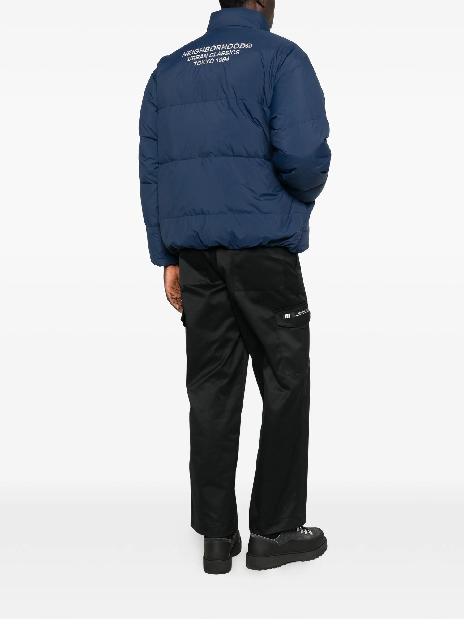 Куртка Neighborhood Quilted classic down jacket, размер 46, синий — фото 1