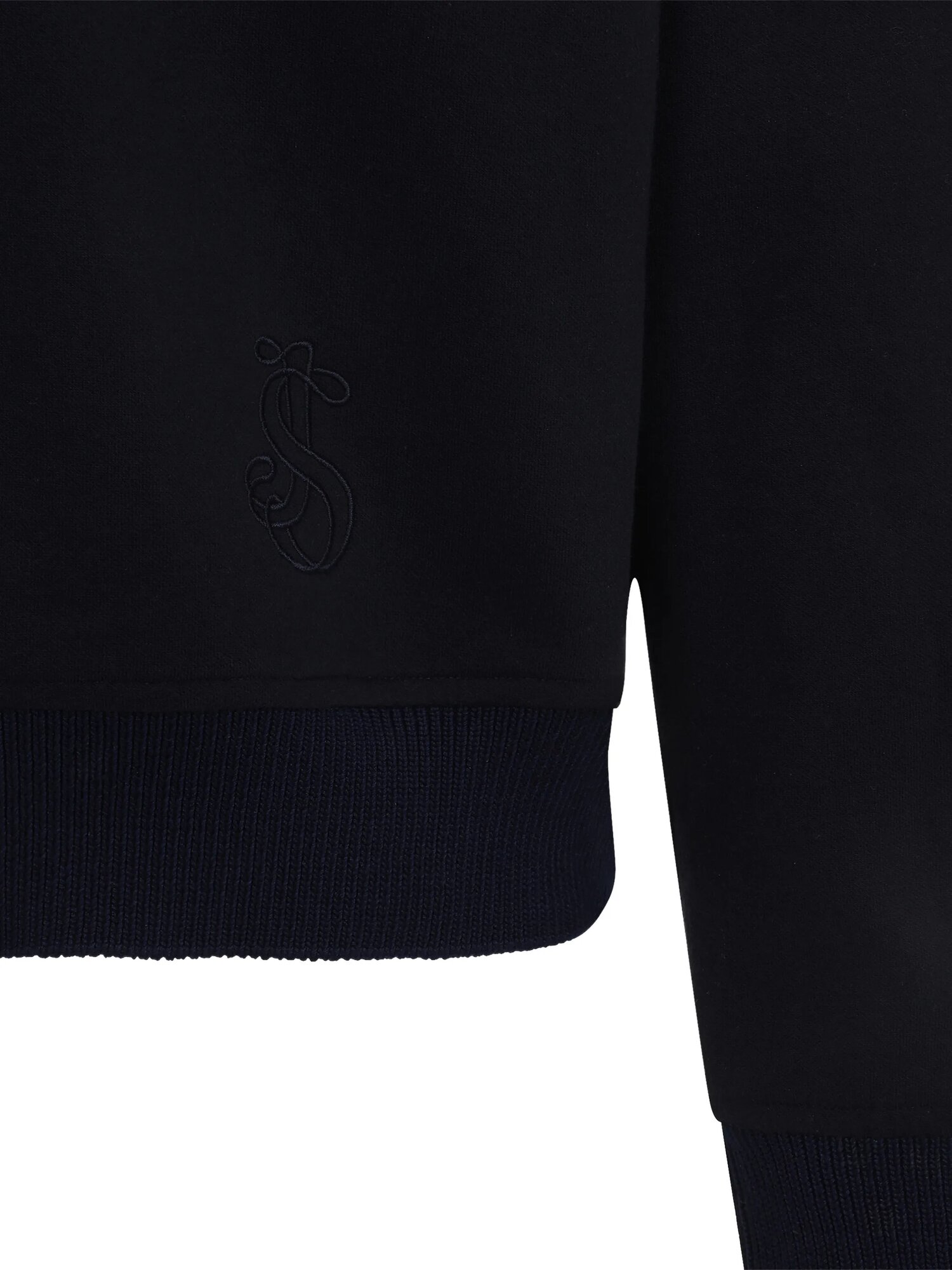 Свитер Jil Sander Zip collar sweater, размер 52, , синий — фото 1