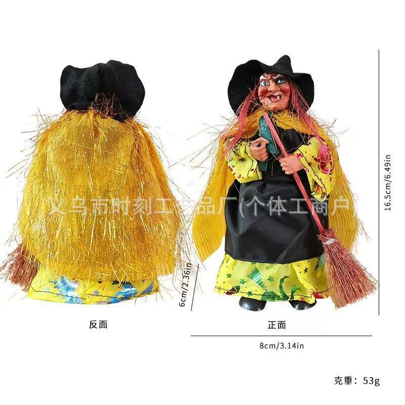 Новая статуэтка ведьмы на Хэллоуин, декор для рабочего стола, ведьма на Хэллоуин