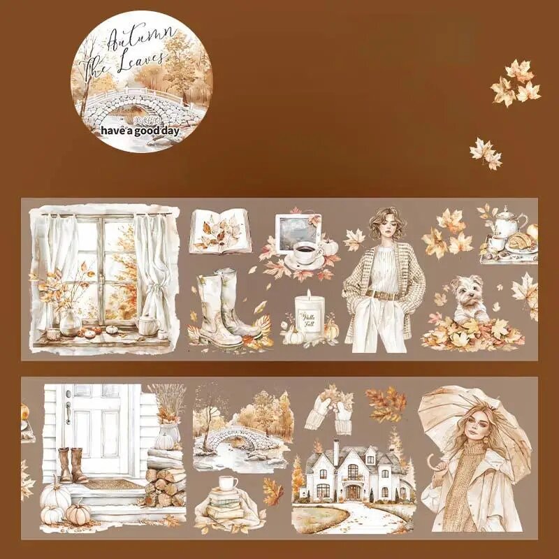 Наклейки Mr. Paper "Осенние листья", S24091-1