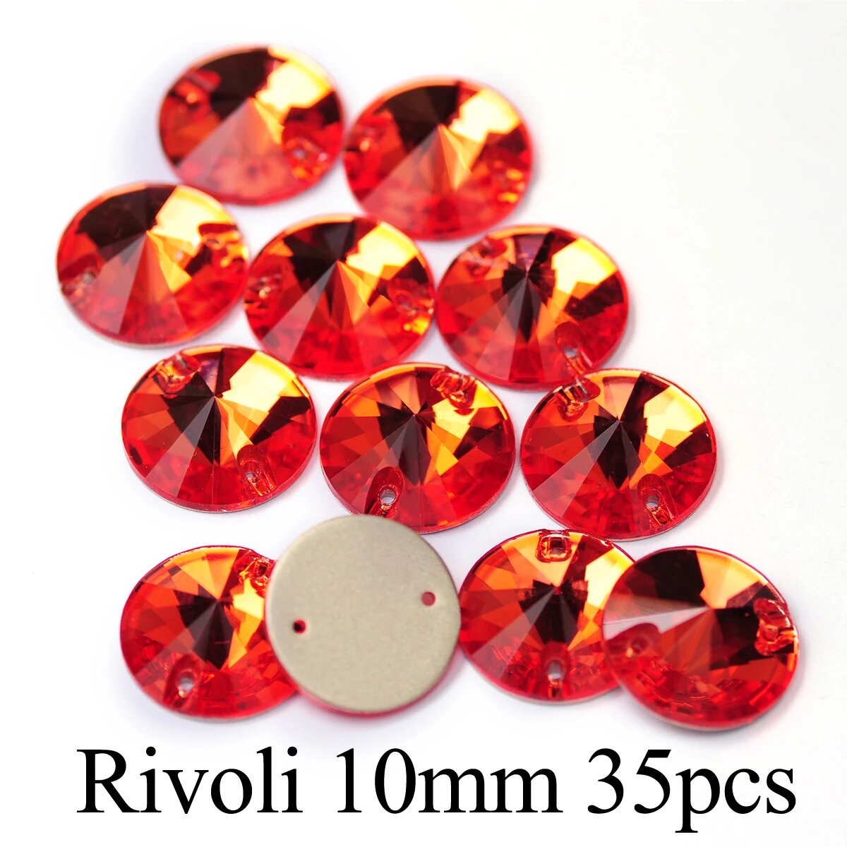 Стразы Rivoli 10 мм, 35 шт.