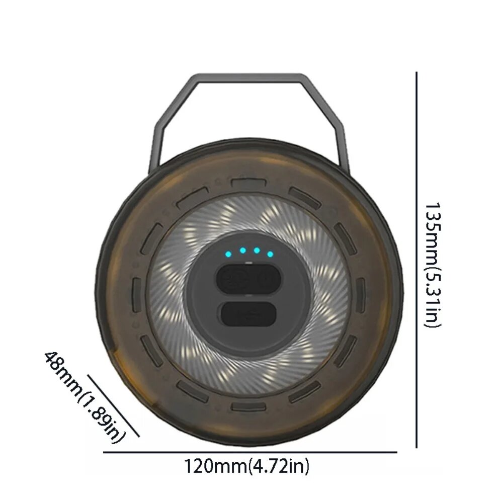 LED лента для палатки коричневая 10 м