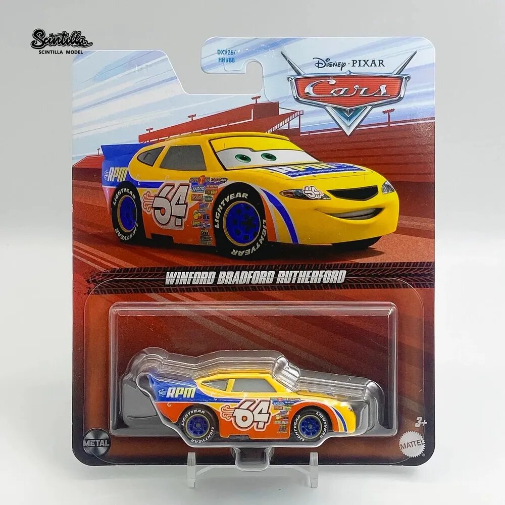 Машинка #MATTEL Cars Lightning McQueen Литой под давлением автомобильной модели