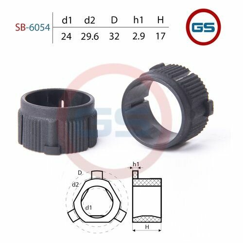 Втулка рулевой рейки Suzuki Swift III 2005-/Splash 2008-, OPEL Agila 2008- GS SB6054