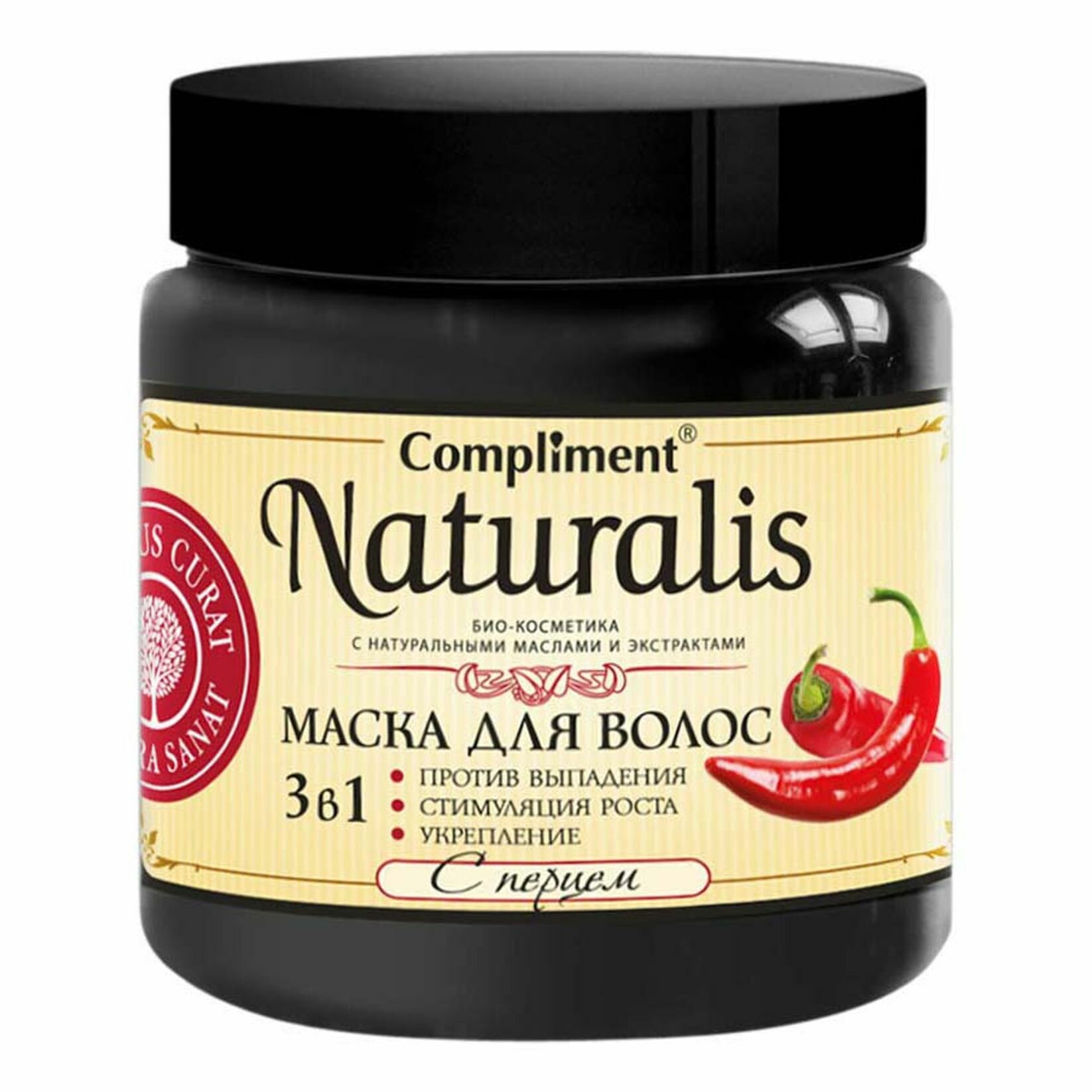 Маска Compliment Naturalis 3 в 1 с перцем 500 г