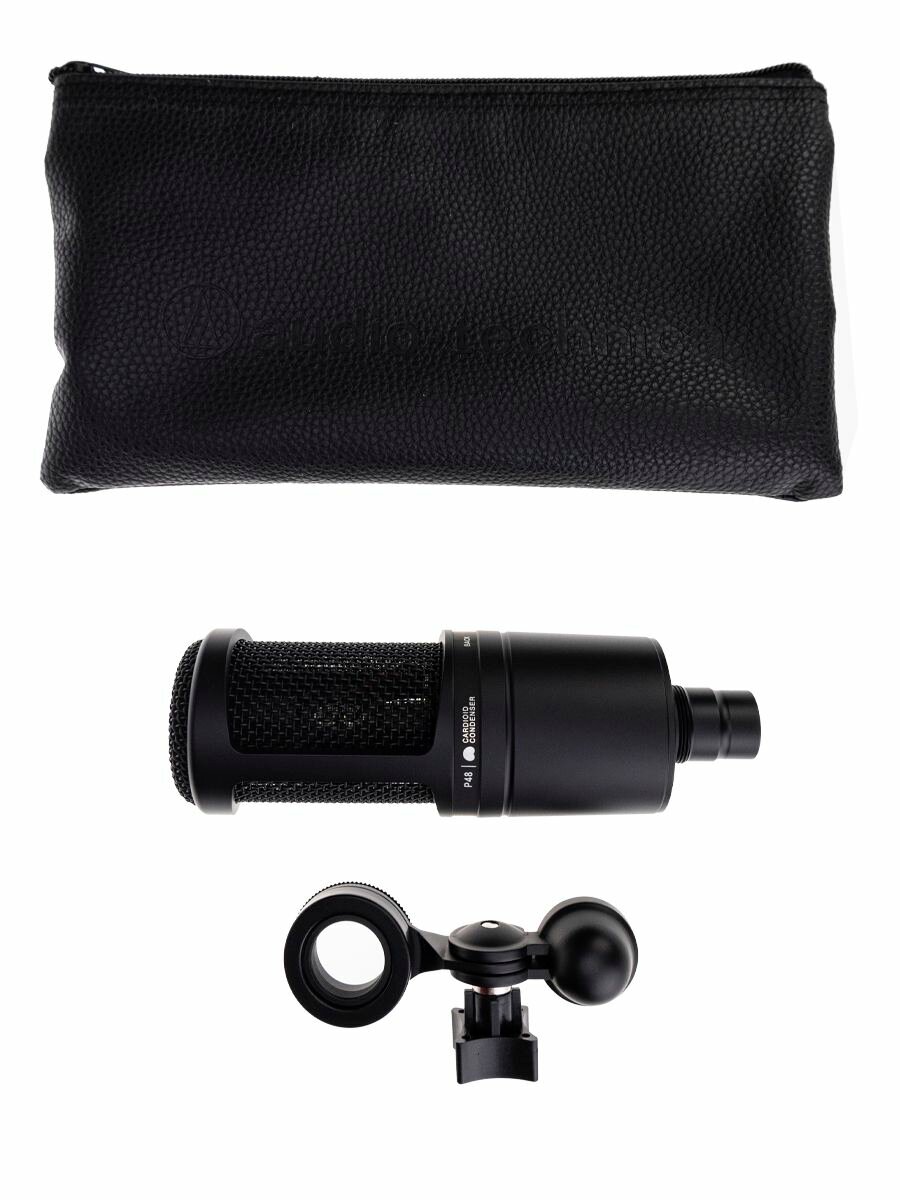 Студийный микрофон Audio-Technica AT2020 — фото 1