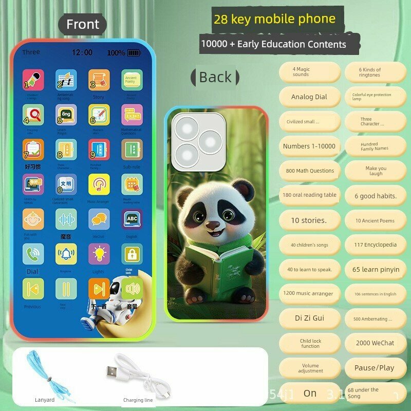 Музыкальная игрушка-трансформер для малышей: телефон, детский телефон, руль с дистанционным управлением, для мальчиков