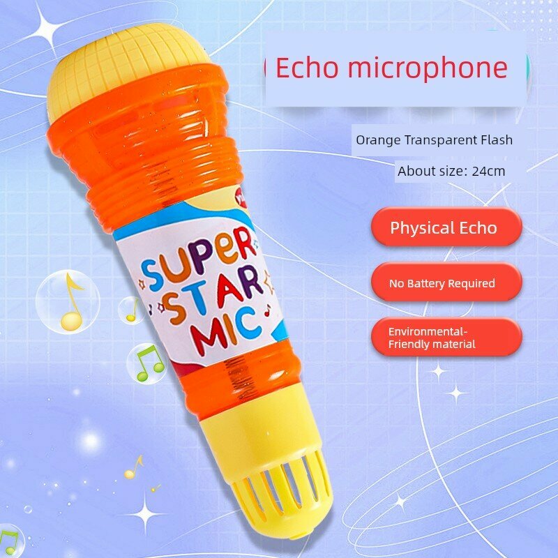Микрофон-эхо, детская игрушка, музыка, пение, физический эхо, для девочек и мальчиков, подарок для детского сада