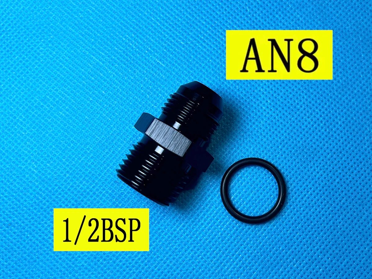 Переходник-адаптер AOSIDUNNIDING 1/2"BSP - AN8 with o ring