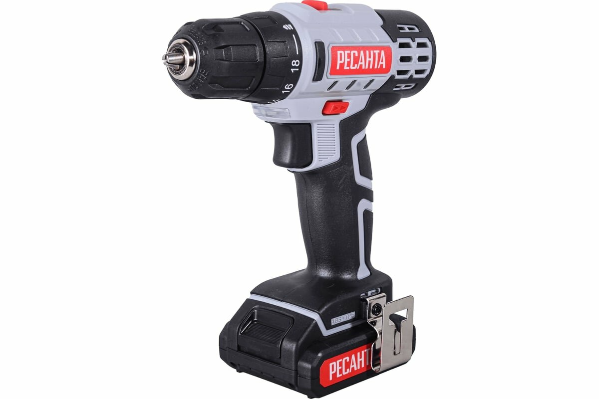 Ресанта ДА-14-2Л 75/14/3 - аккумуляторная дрель-шуруповерт, двухскоростная, 14,4 В