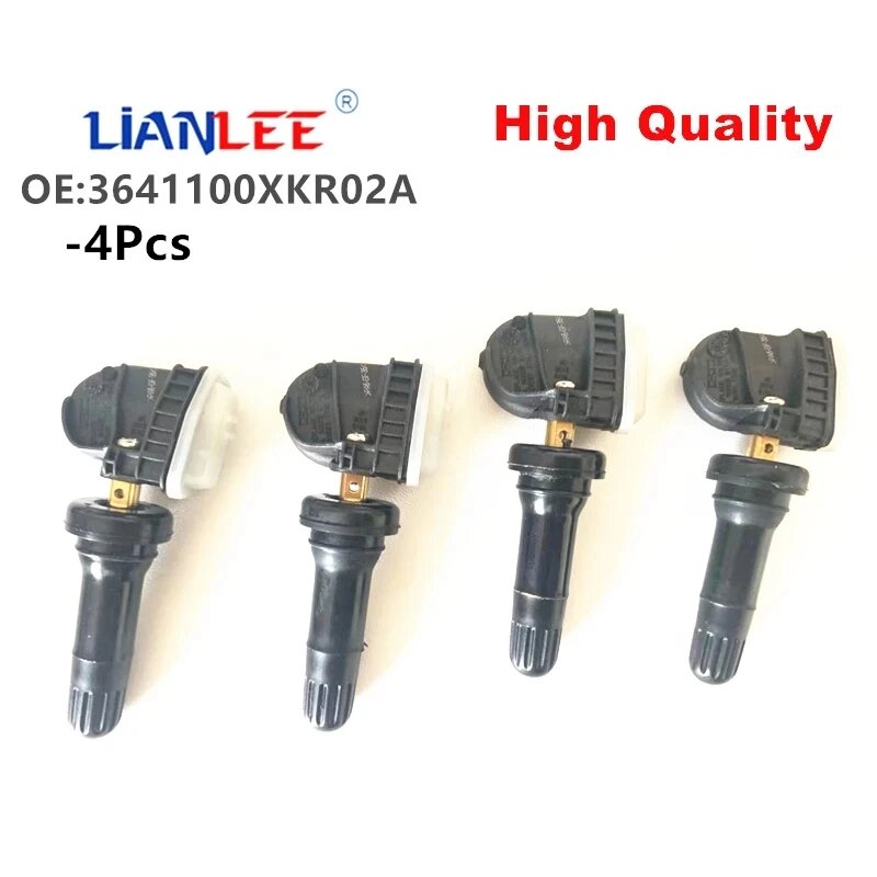 1/4 шт, датчик давления в шинах 433 МГц TPMS для 2017-2019 GREAT WALL WEY VV5 VV6 VV7 P8 Haval H7L H2s H4 H6 F5 F7 F7X 3641100XKR02A 4pcs
