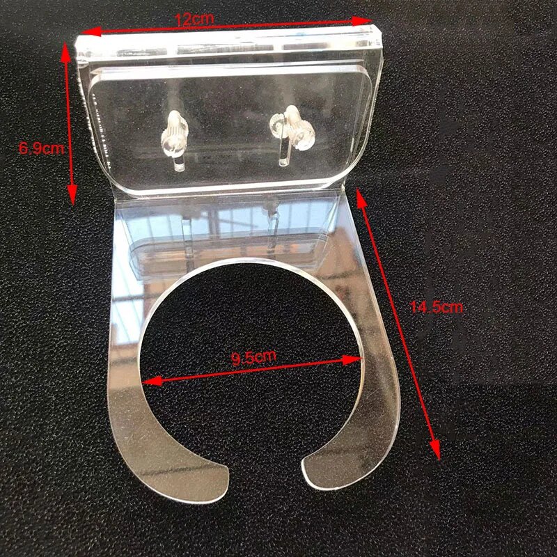 Держатель для акрилового фильтра для аквариума, кронштейн для системы фильтрации дна морской рыбы, диаметр Аксессуары для фильтров 10 см