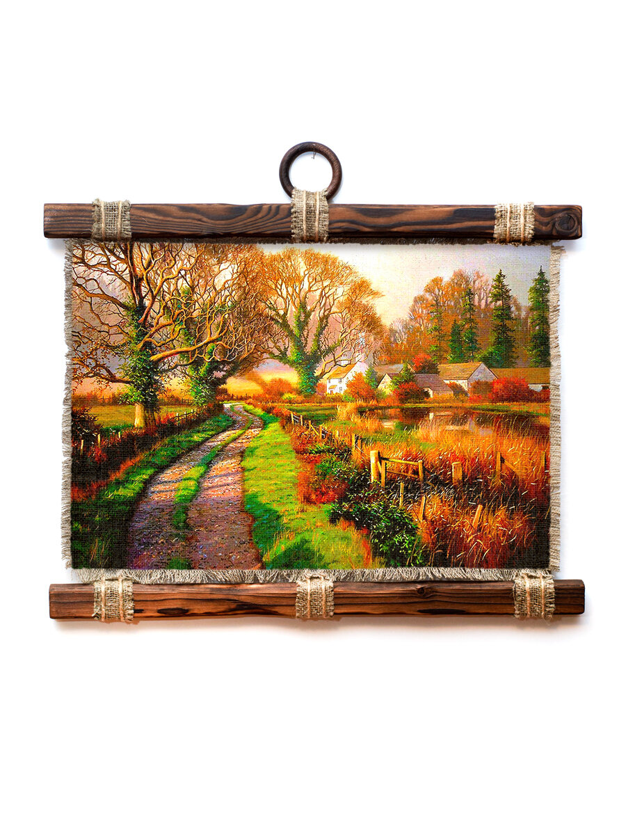 Панно Универсальный свиток "Золотая пора " горизонтальное А4