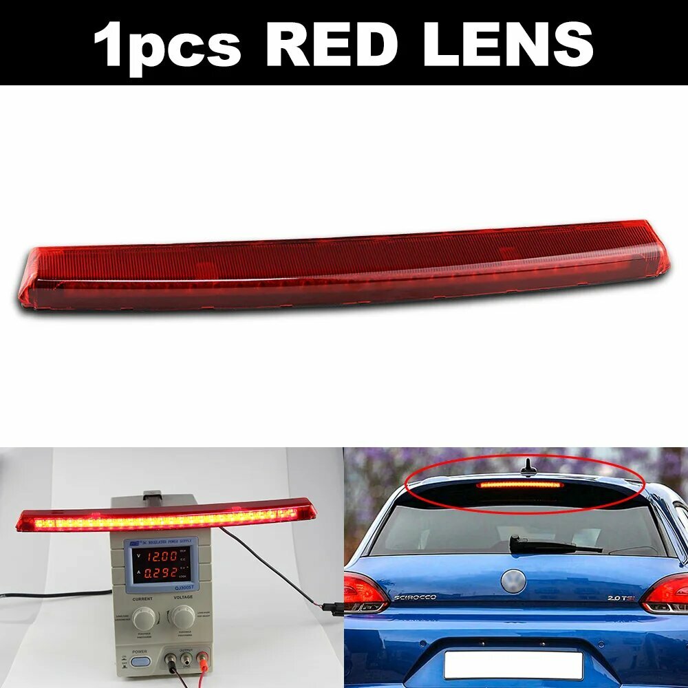 1 шт. светодиодный задний стоп-сигнал высокого уровня для VW Golf MK5 GTI R32 1pcs RED Lens