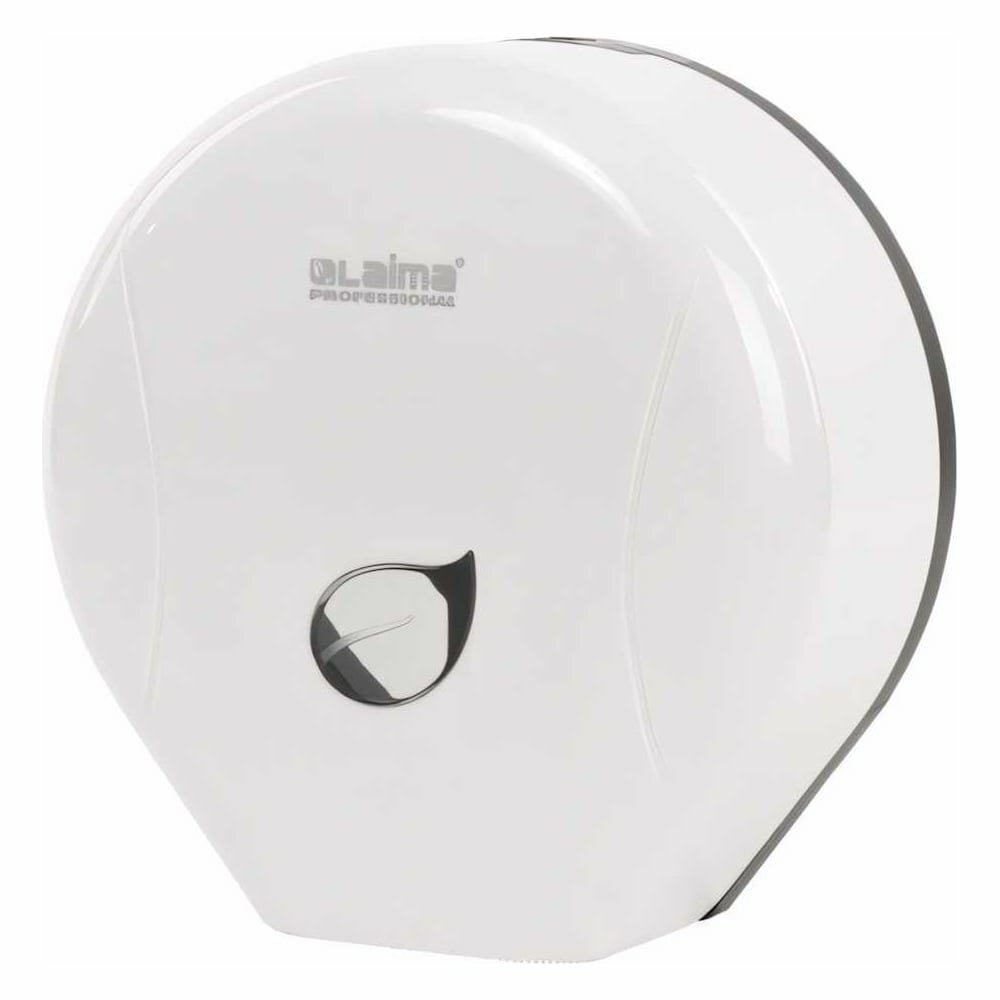 Диспенсер для туалетной бумаги лайма PROFESSIONAL ECO Система T2 малый, белый, ABS-пластик 606545