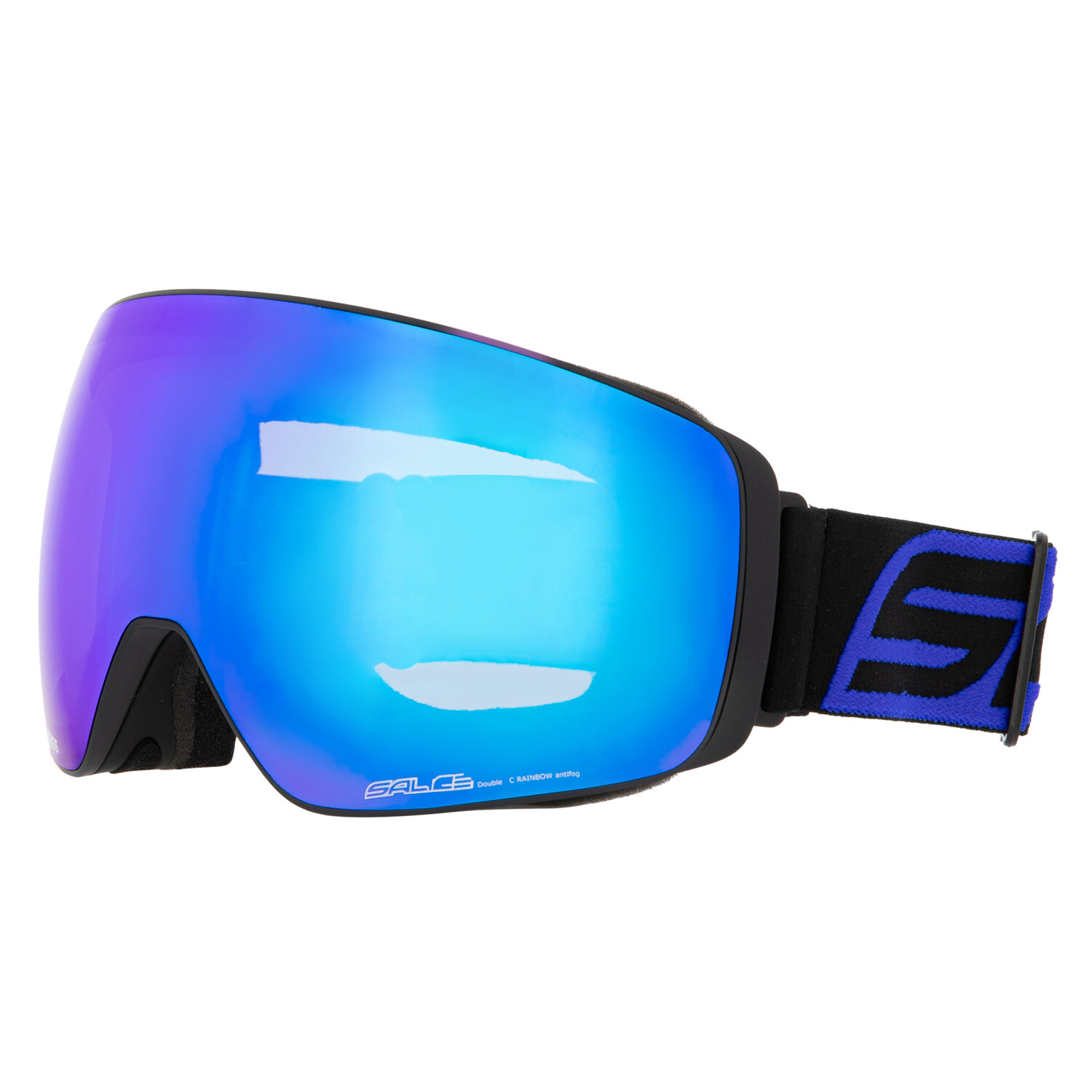 Маска горнолыжная Salice 108DARWF Black-Blue/Darw Blue S3+Light Radium S1