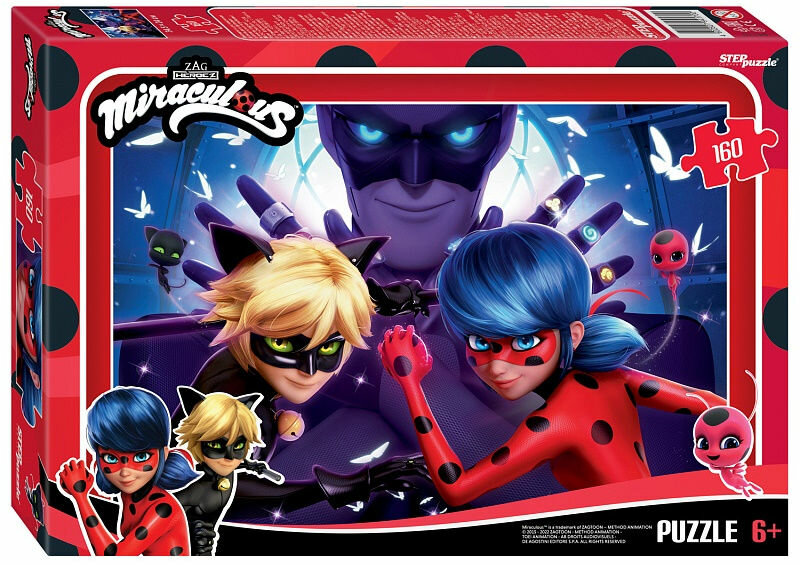 Мозайка "puzzle" 160 "Леди Баг и Супер-Кот", 1 штука