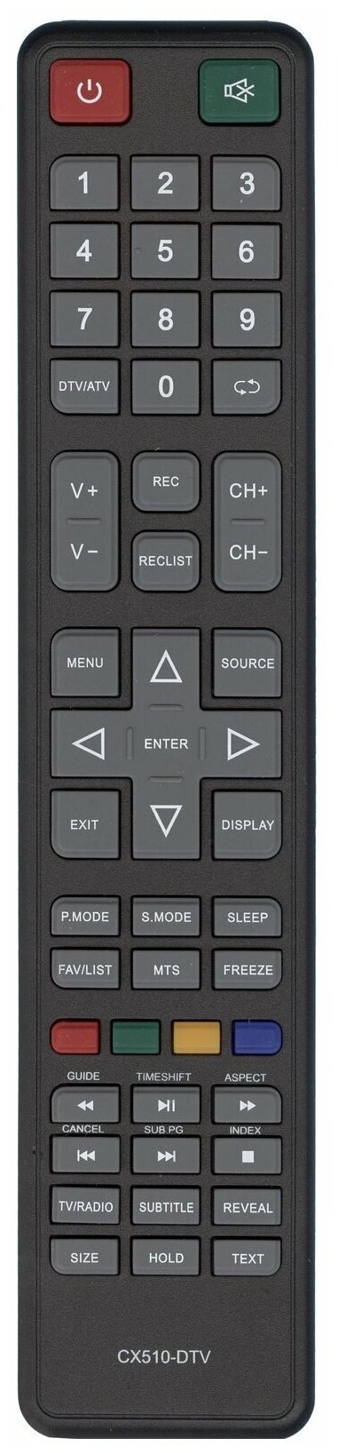 Пульт ТВ дистанционного управления для DEXP CX510-DTV(5110) LCD smart TV