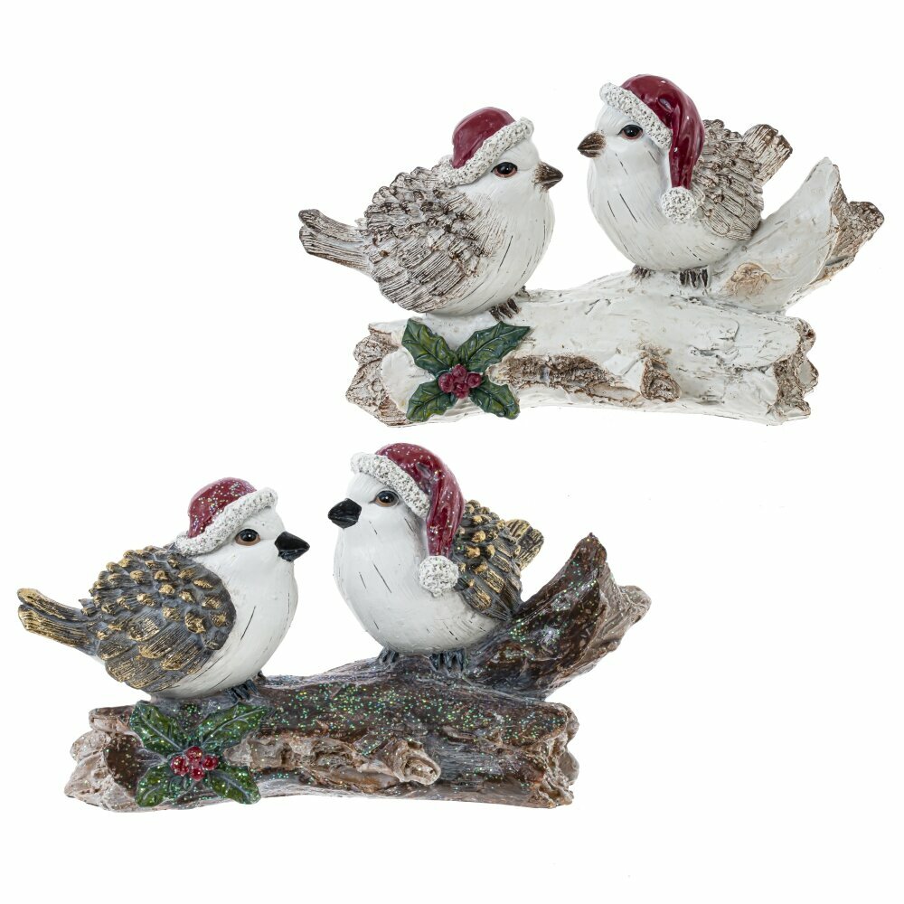 Фигурка декоративная "Птички", L20 W9,5 H11,5 см, 2в.