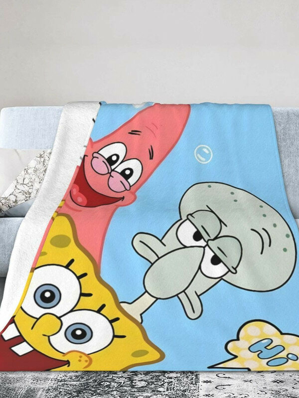 Плед Губка Боб Пледы Губка Боб Квадратные Штаны SpongeBob от SpongeBob SquarePants