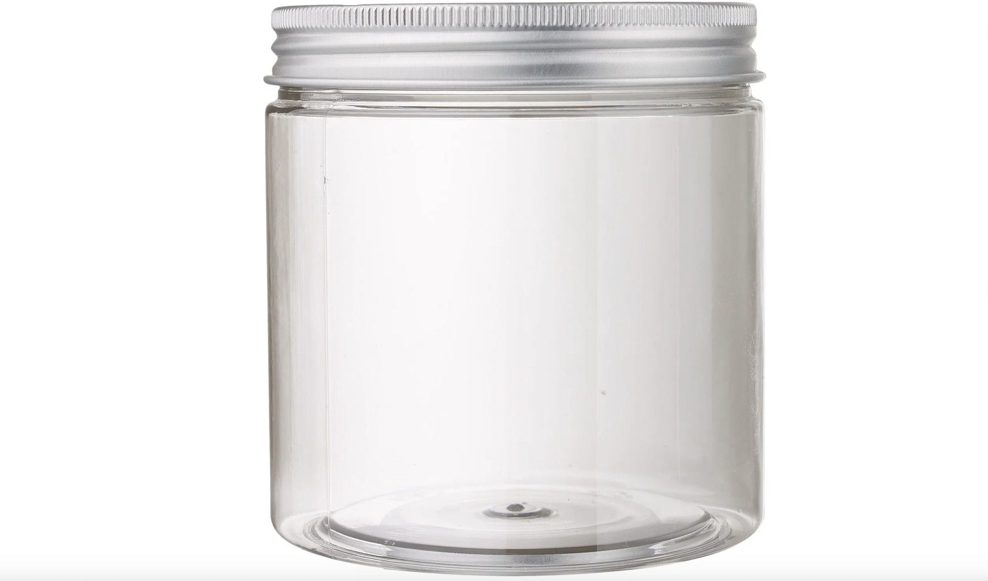 Прозрачные банки для хранения с алюминиевыми крышками, 500мл, 4 шт