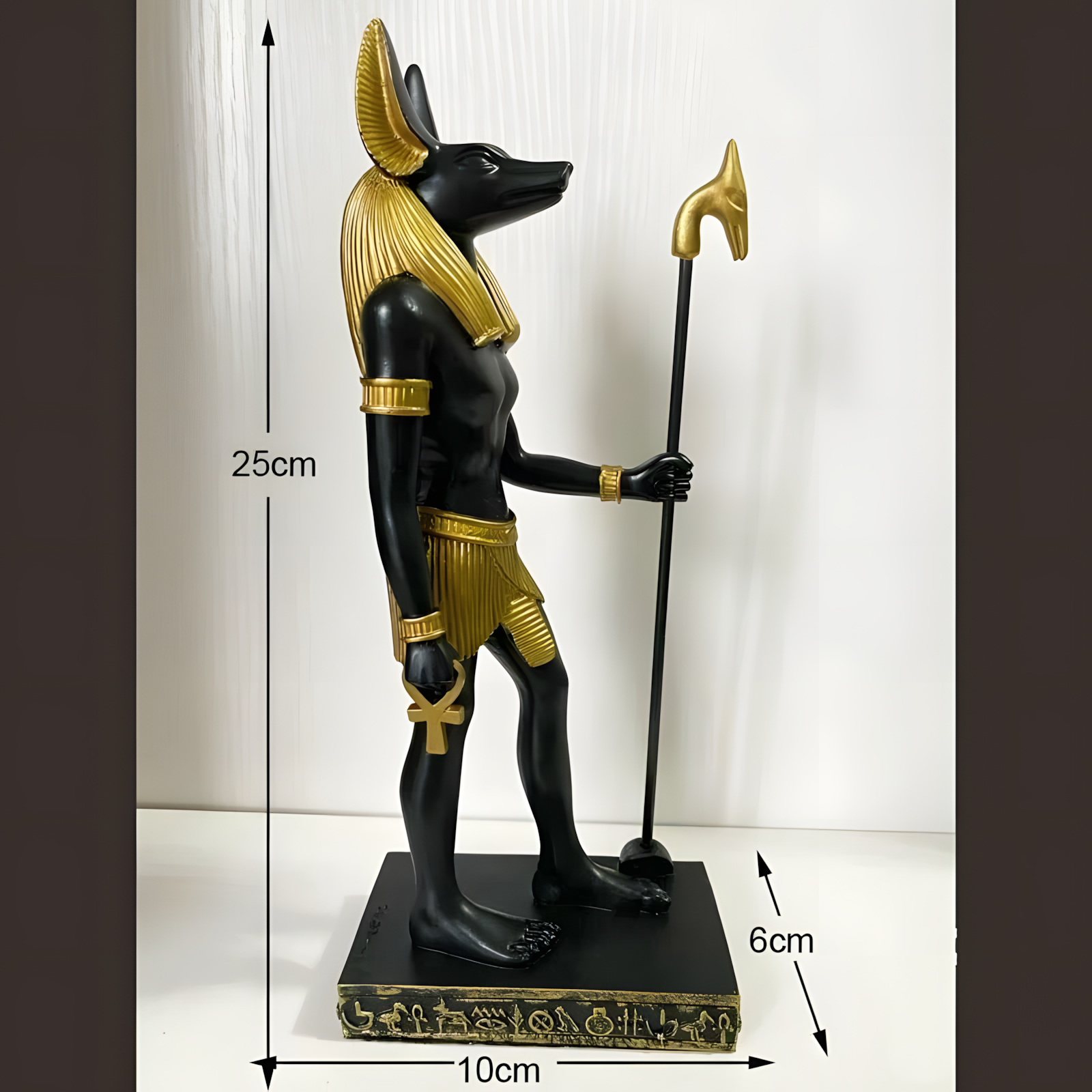 Украшения для дома Древнеегипетская статуя Анубиса, Статуэтка «Бог Солнца» из смолы