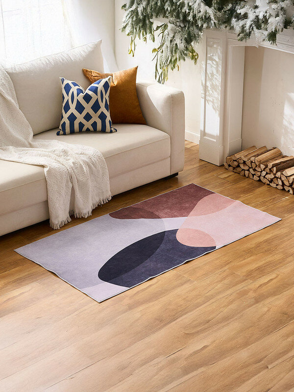 Ковер Оскар прямоугольный, короткий ворс, 120х170 см, разноцветный