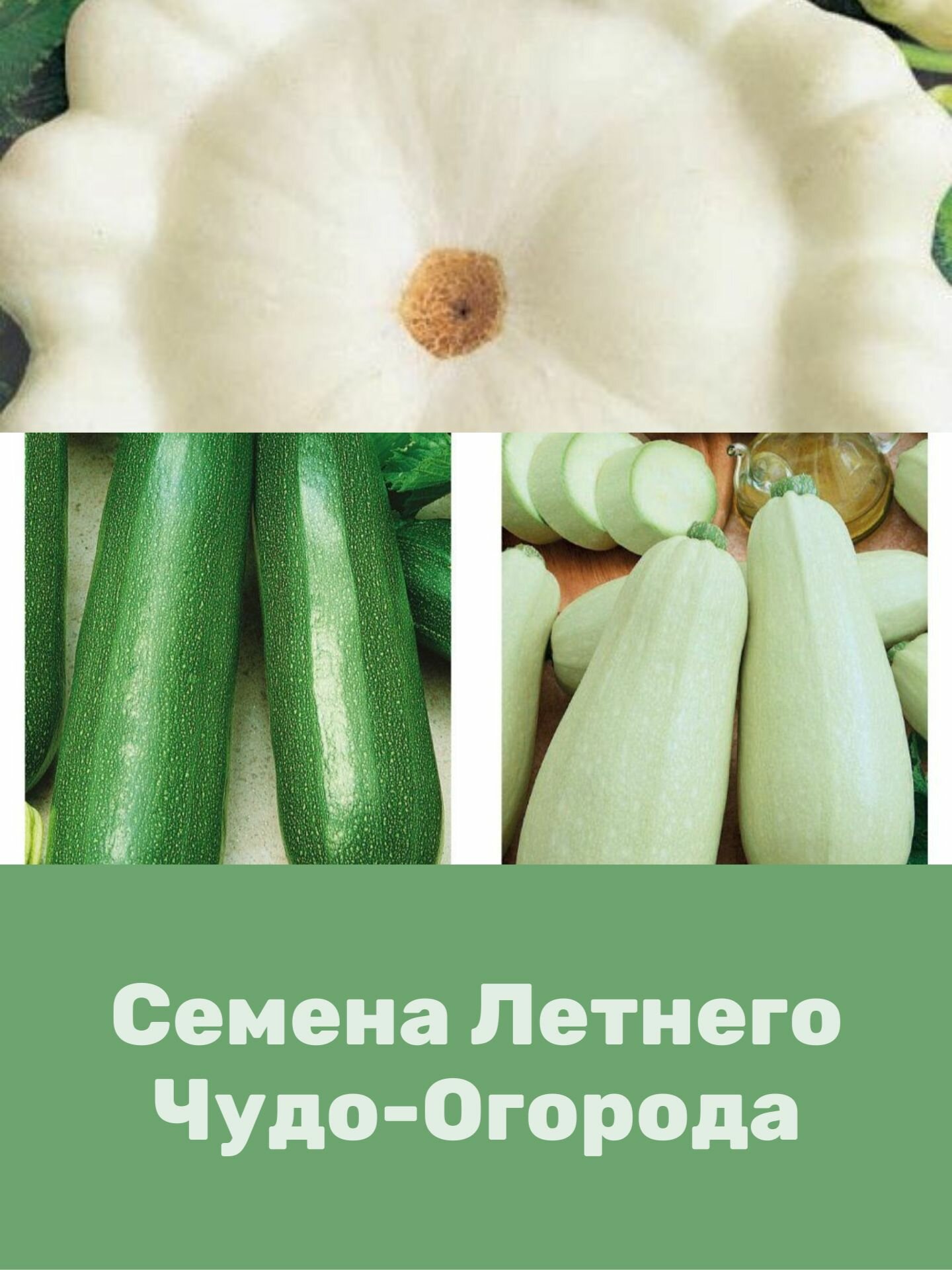 Семена кабачков набор "Семена Летнего Чудо-Огорода"