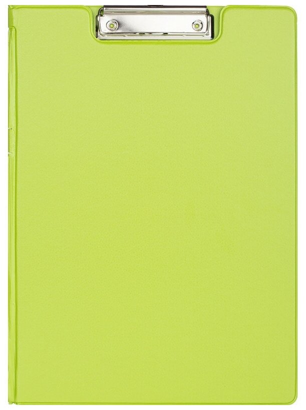 Папка-планшет с зажимом Attache Bright colours A4 салатовая с крышкой 1209649