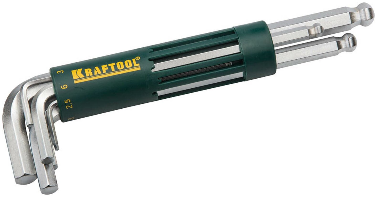 Набор имбусовых ключей KRAFTOOL HEX 2-10мм, 8шт 27431-2_z01
