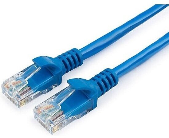 Патч-корд Гарнизон CCA light UTP кат.5e, 5м, литой, многожильный (синий) (PC-UTP-5e-5-B)