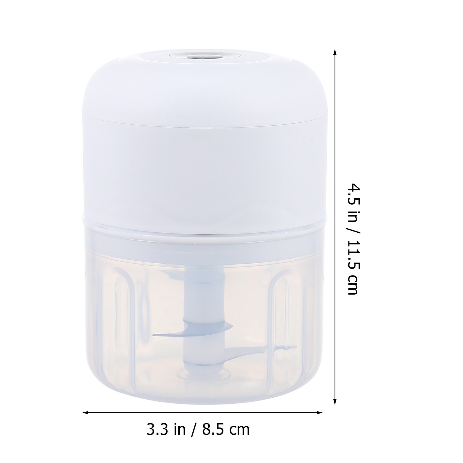 Электрический Чесночница Practitioner Мини Измельчитель 250Ml Белый 11.5X8.5X8.5Cm